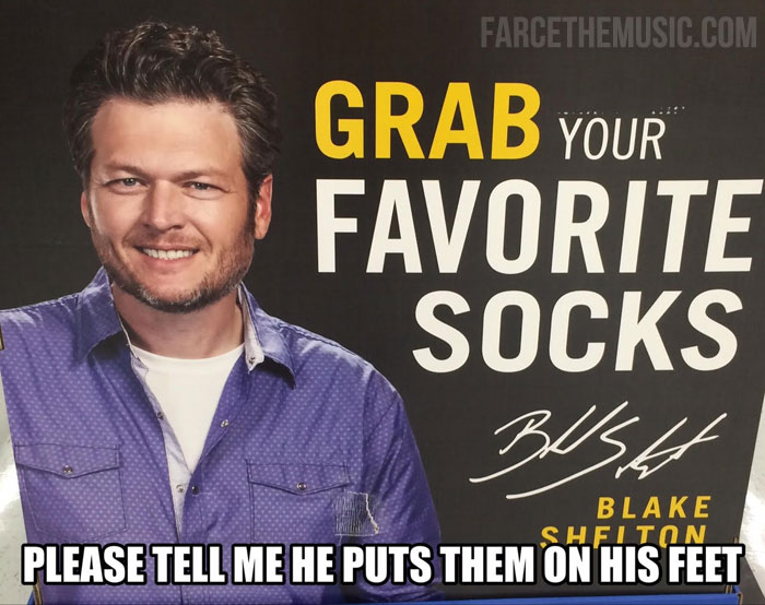 Farce the Music: Monday Morning Memes: Blake Shelton, Florida Georgia Line