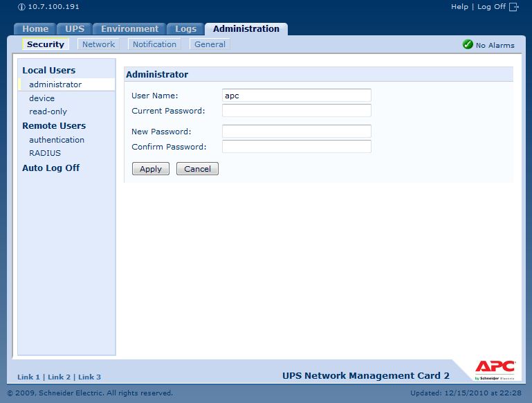 NetenGU's Notes: APC UPS