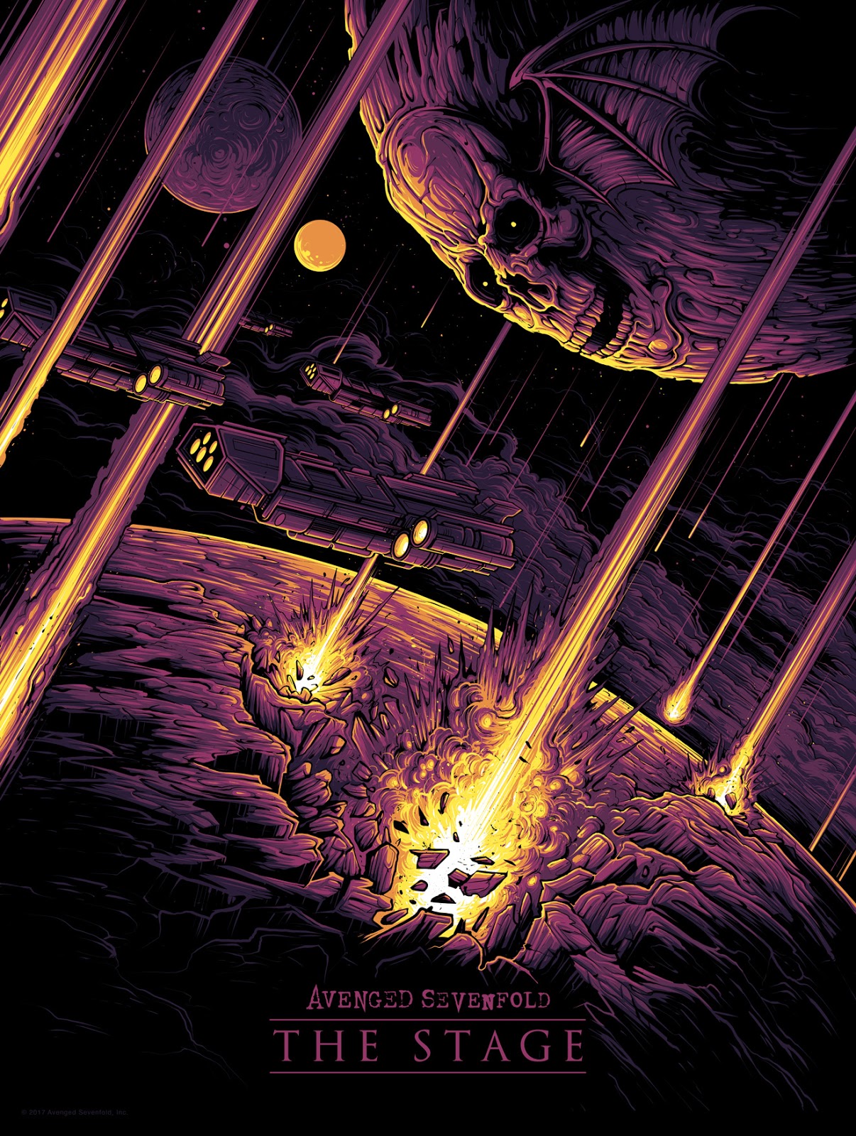 INSIDE THE ROCK POSTER FRAME BLOG: Dan Mumford The Stage Avenged ...