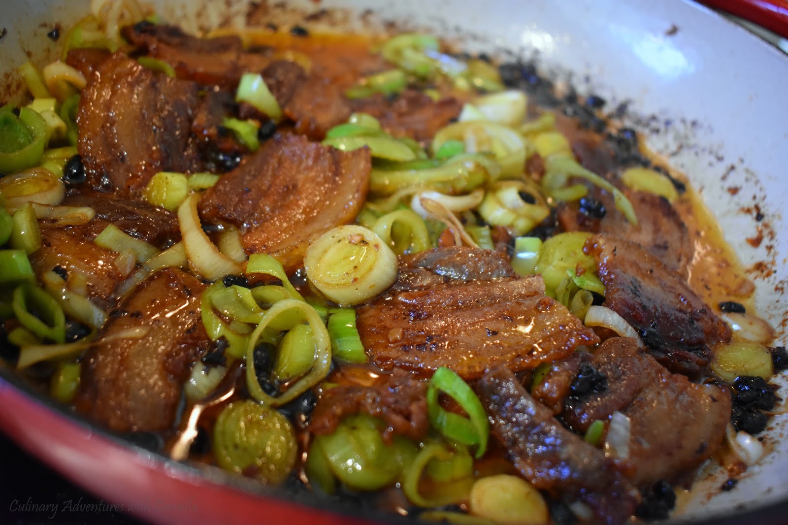 Hui Guo Rou (Twice-Cooked Pork Belly) #CooktheBooks #FoodieReads