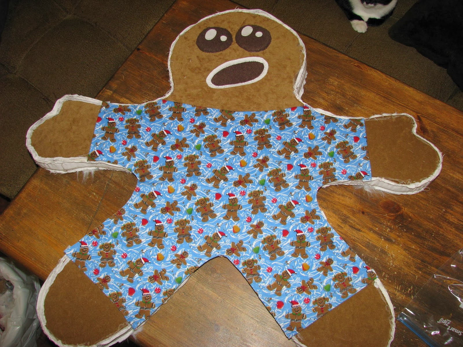 The Crafted Palette: "Sweet Face" The GIANT Gingerbread Man