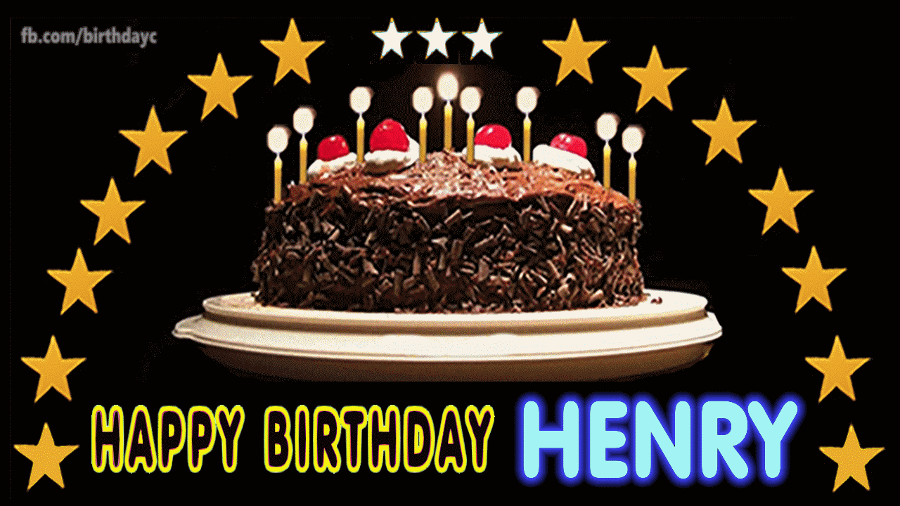 Happy Birthday HENRY images gif