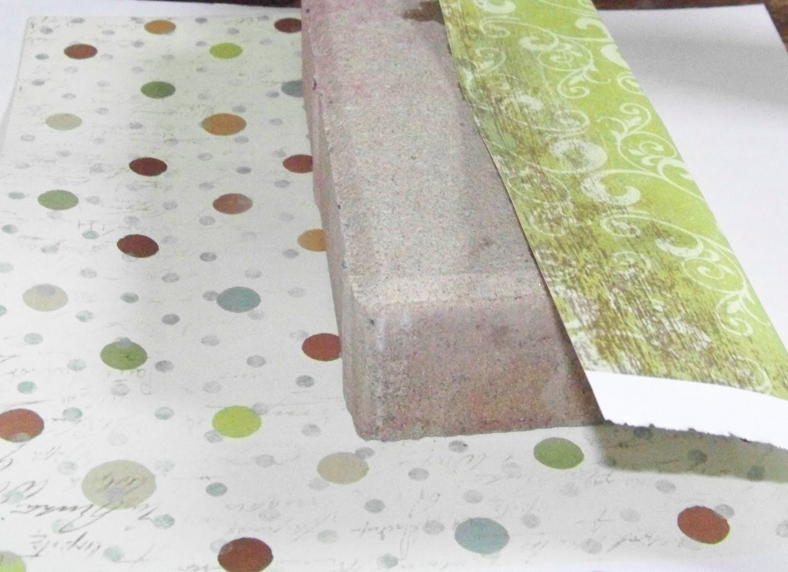 Whimsically Homemade: Covered Brick Bookends