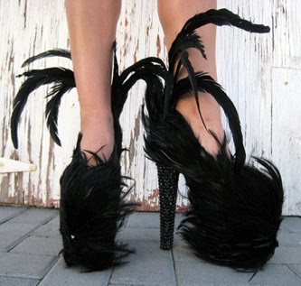 Get Your Best Performance with Gorgeous Feather Shoes - Sort Fashion ...