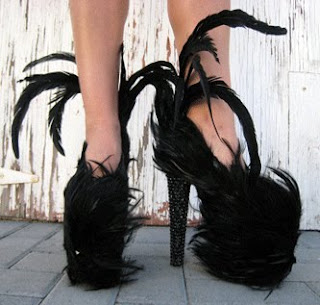 Get Your Best Performance with Gorgeous Feather Shoes - Sort Fashion ...