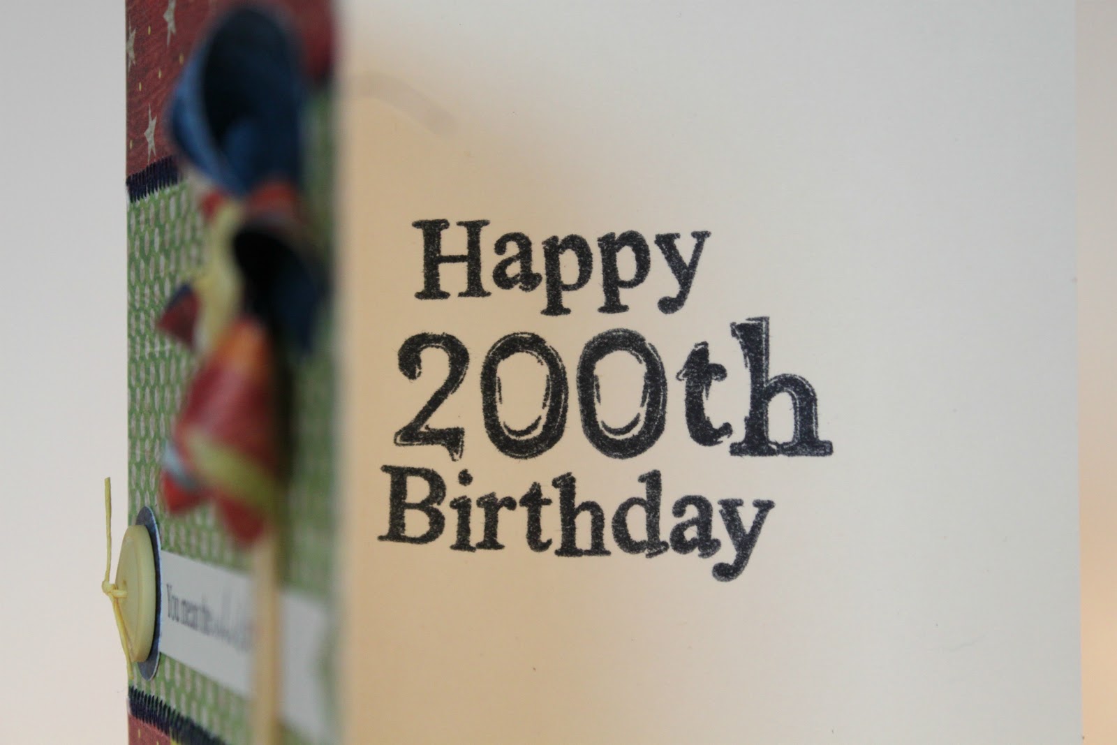 Karen's Creations: Happy 200th Birthday!