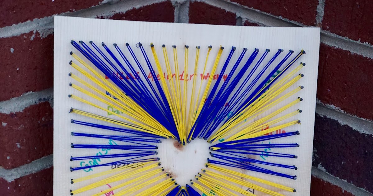 Bolling With 5: Heart String Art