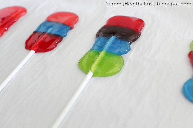 Homemade Jolly Rancher Lollipops - Yummy Healthy Easy