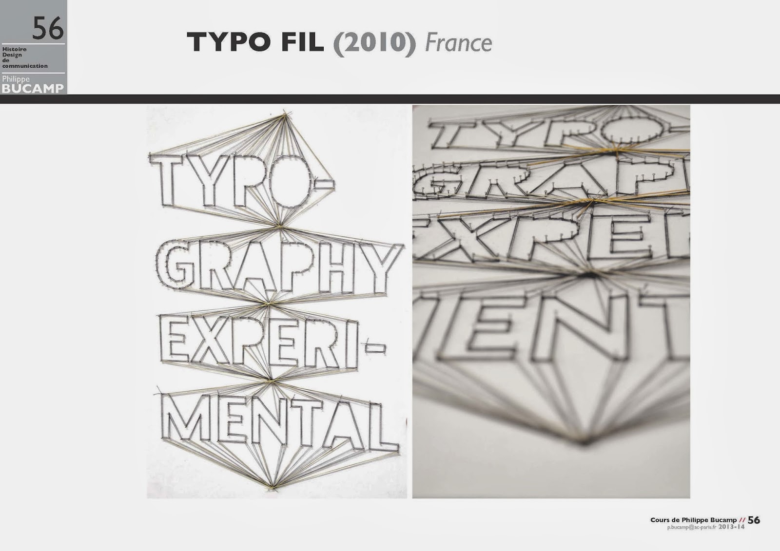 Cours d' ARTS APPLIQUES: COURS N°23 : La typographie expérimentale