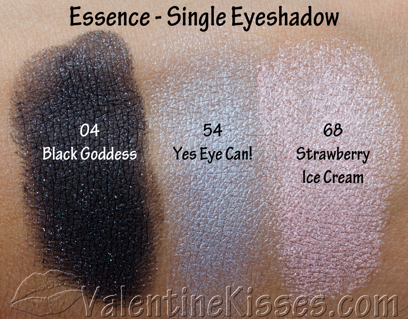 Valentine Kisses: Essence Single Eyeshadows - 8 shades - pics, swatches ...