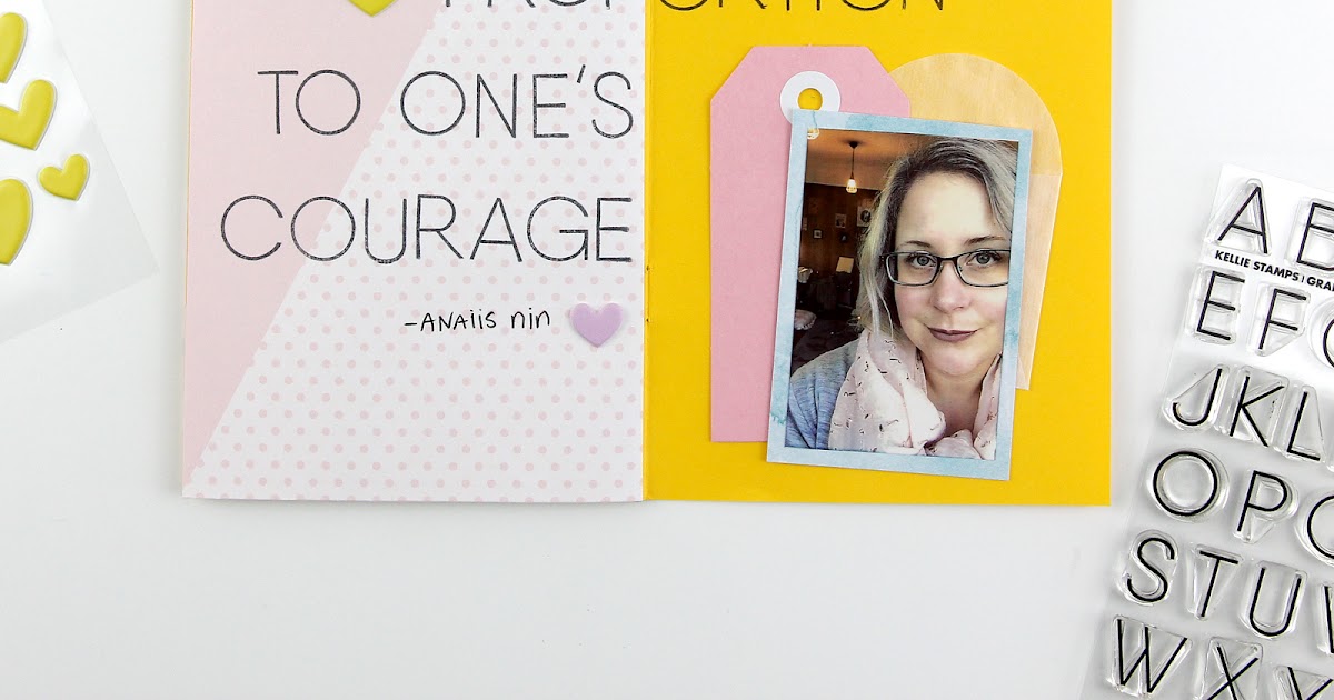 Dearly Dee: Traveler's Notebook Layout :: Courage