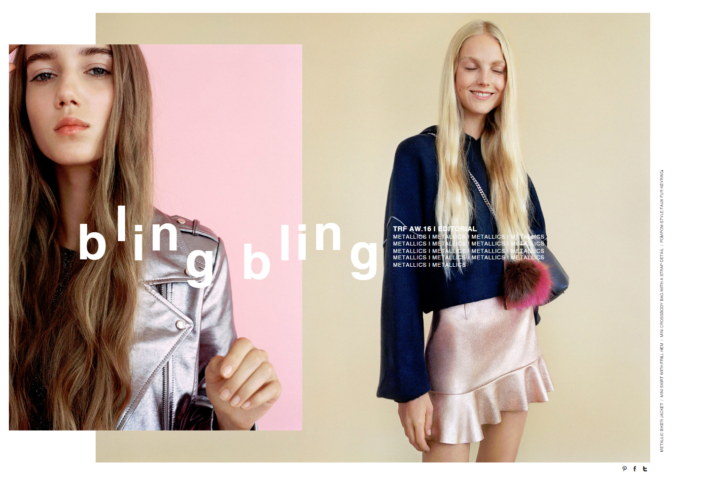 Life In Fashion: Zara AW16 Editorial || BLING BLING