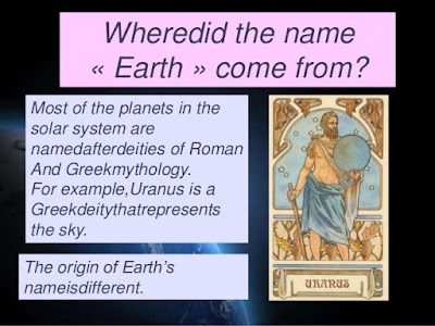 How earth got it's name ? - mysterious facts