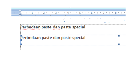 Perbedaan Paste, Paste special dan Paste As Hyperlink | Belajar bareng