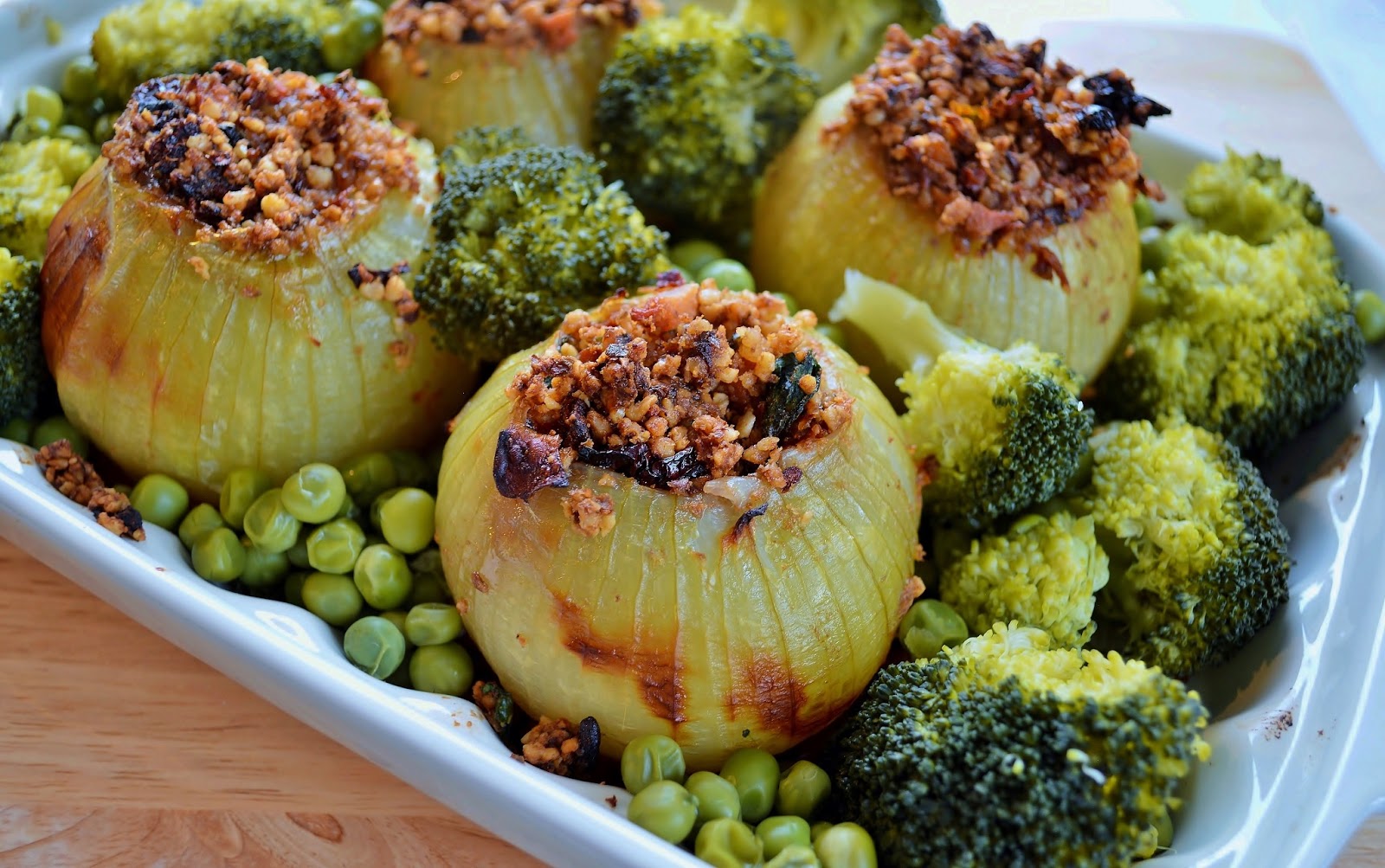 Stuffed & Roasted Onions GF SCD | Gluten Free SCD and Veggie