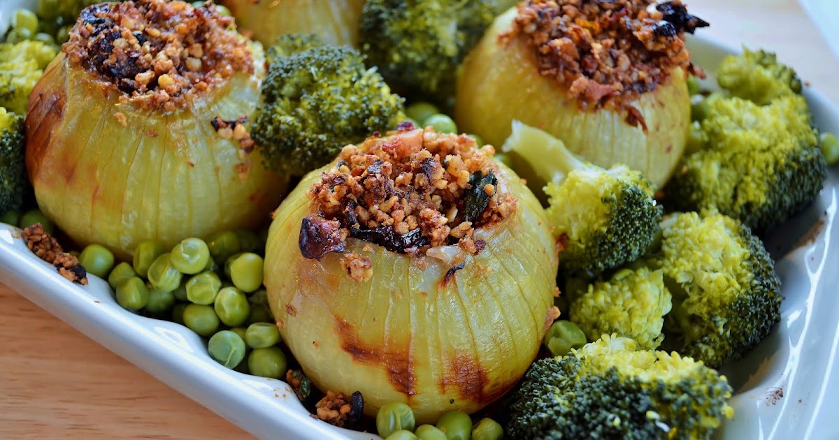 Stuffed & Roasted Onions GF SCD | Gluten Free SCD and Veggie