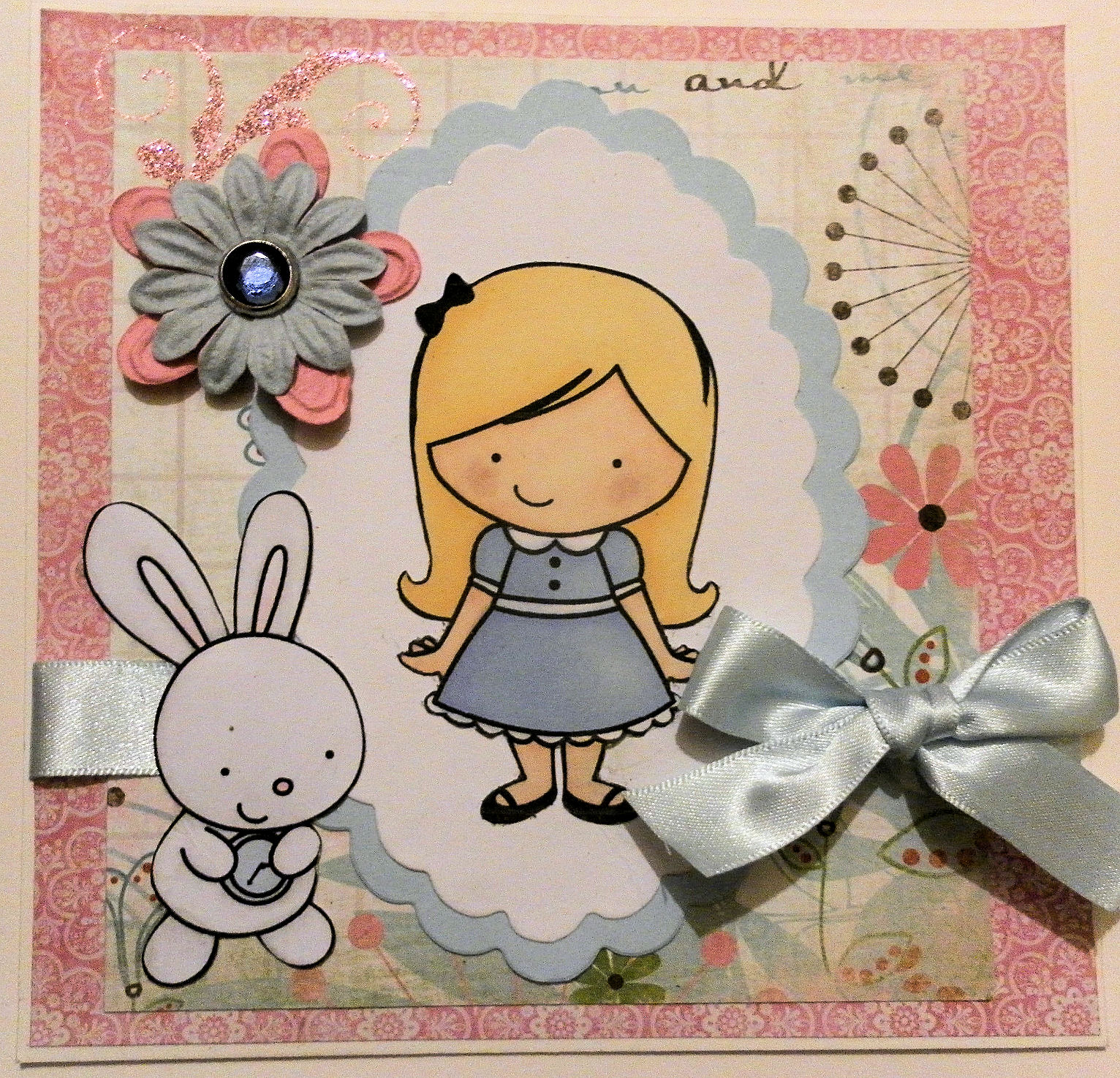 Loras cards: Digital Tuesday- Use a Die Cut