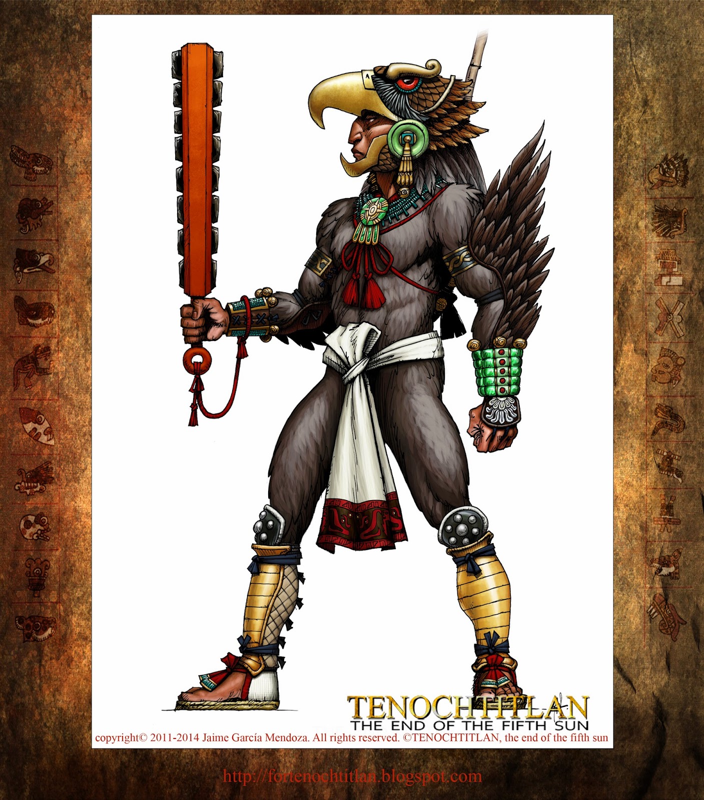 For Tenochtitlan, relation of a graphic novel: The Aztec Eagle Warrior ...
