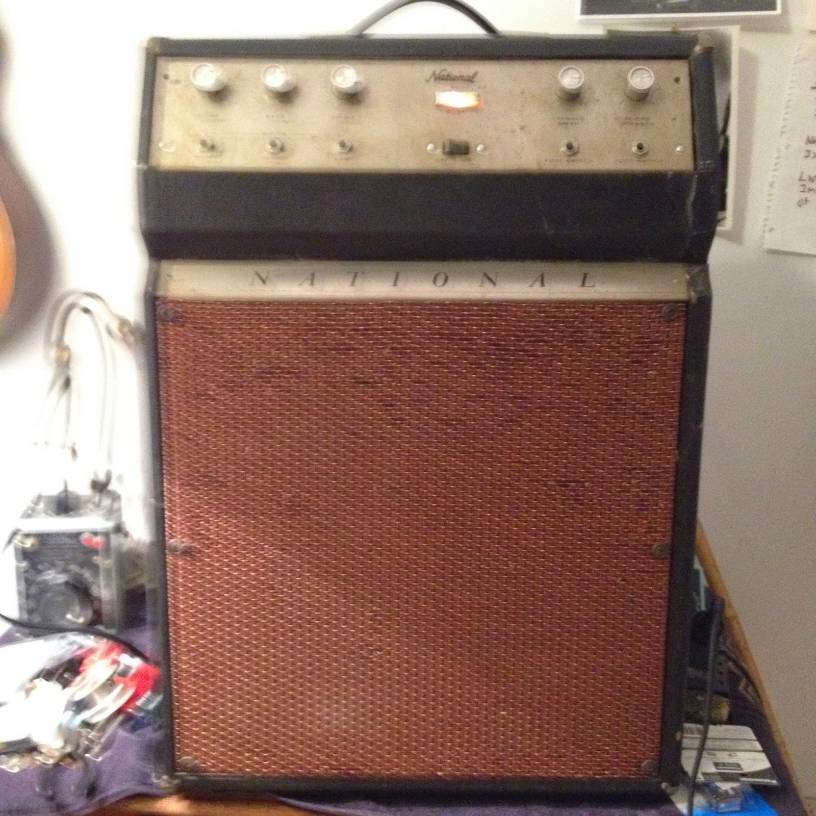Jefs Tube Amp Blog: National Model 22 Amplifier. RARE AND AWESOME!