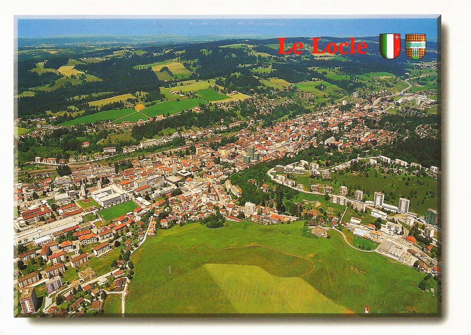 Postcards on My Wall: La Chaux-de-Fonds / Le Locle, Watchmaking Town ...