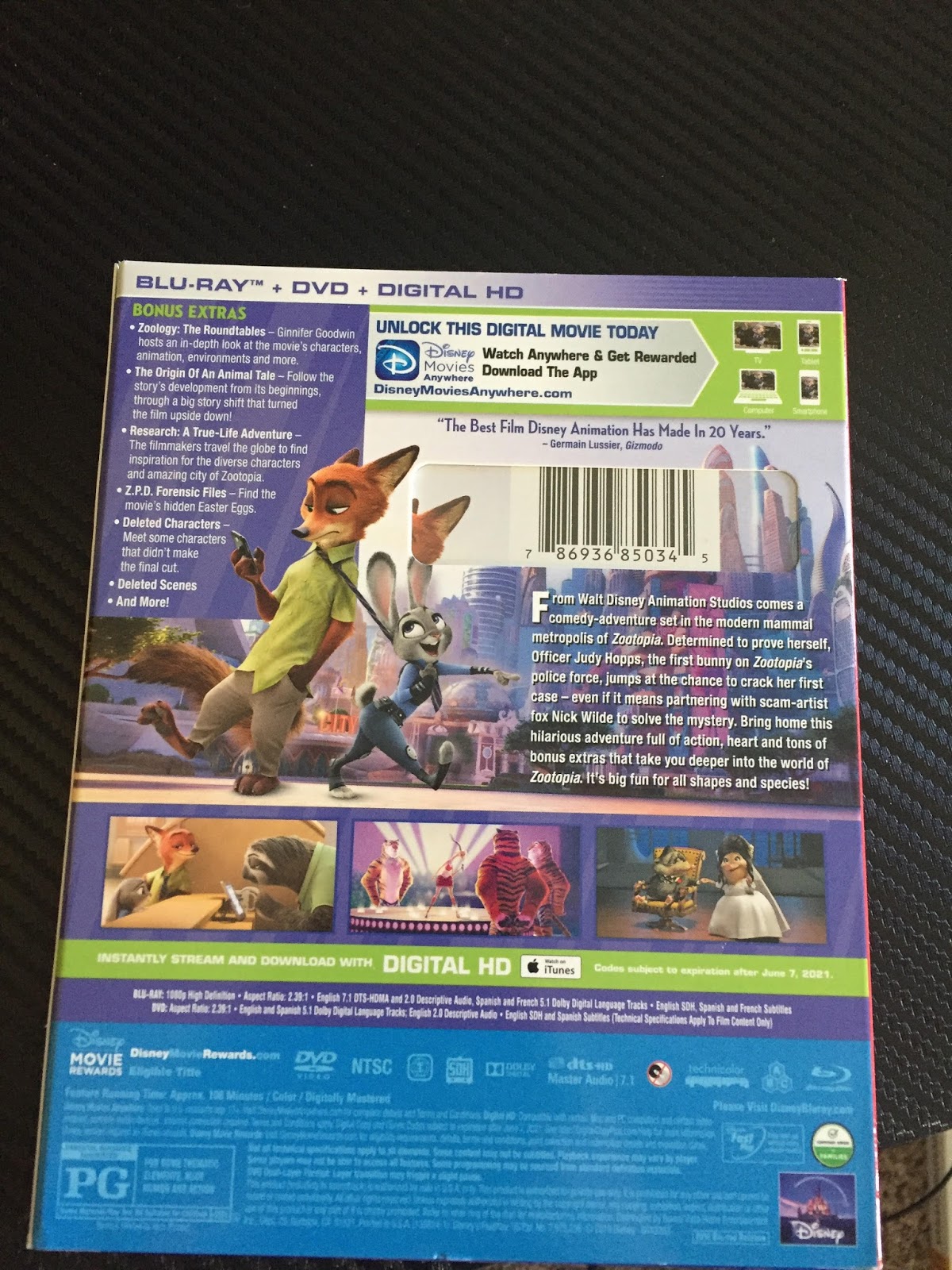 Review: Zootopia Blu Ray and DVD – Zootopia News Network