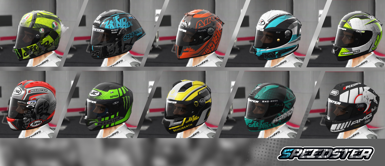 MOD Helm Game MotoGP 2017 - IchadBloG