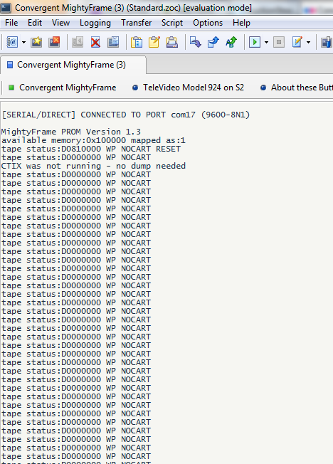 Convergent Technologies MightyFrame: MightyFrame Boot Screens