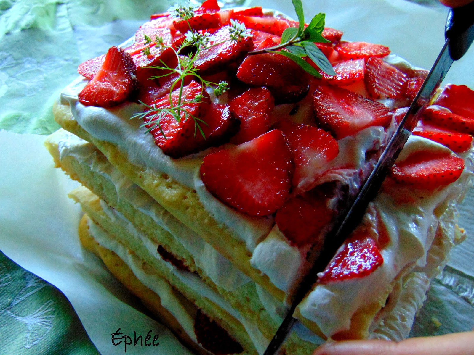 Shortcake aux fraises