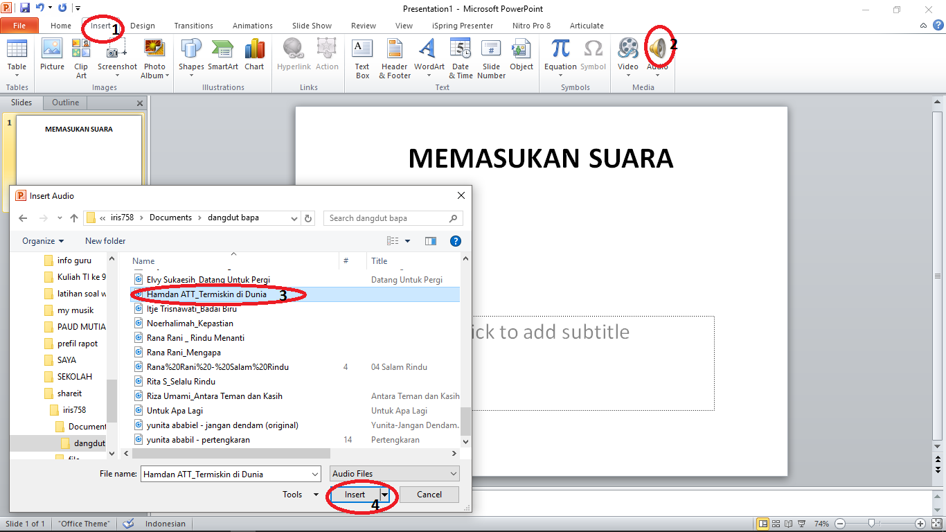 berbagi itu indah koreksi bila salah: MENGGUNAKAN MENU INSERT PADA ...