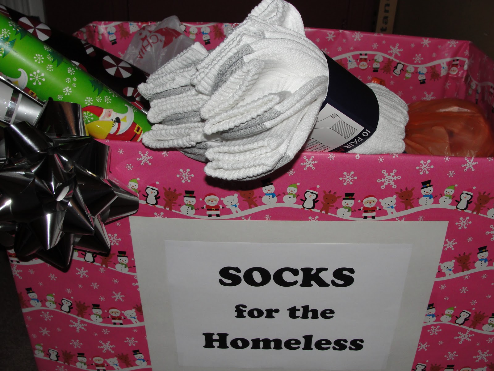 Socks For The Homeless: Photos