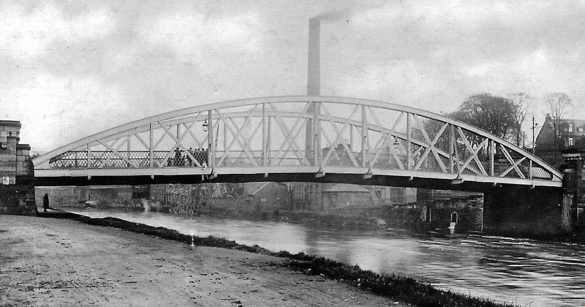 Tour Scotland: Old Photograph Bonhill Bridge Alexandria Scotland