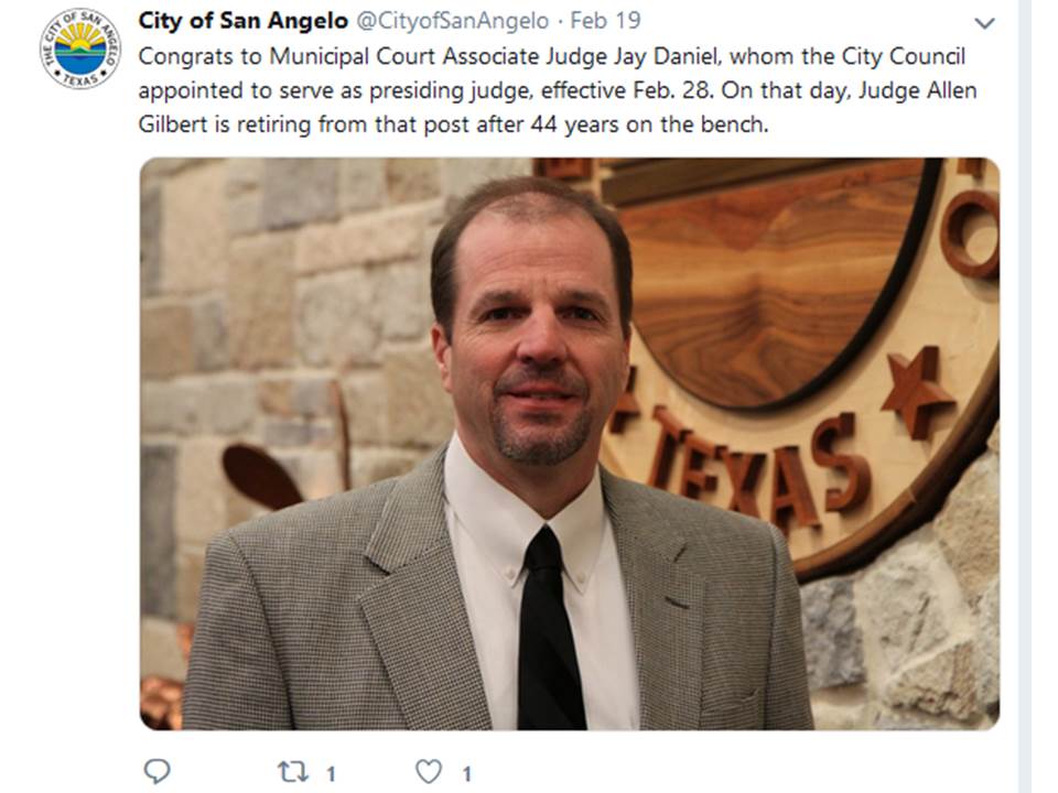 State of the Division: No Fanfare or Presentation for Rehiring of Judge ...