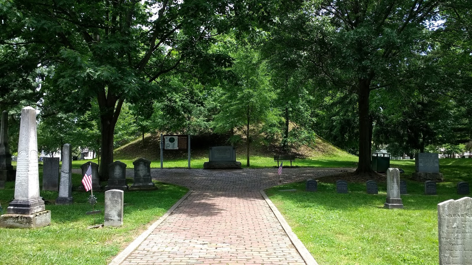 Kentucky Travels: The Great Mound in Mound Cemetery- Marietta Ohio