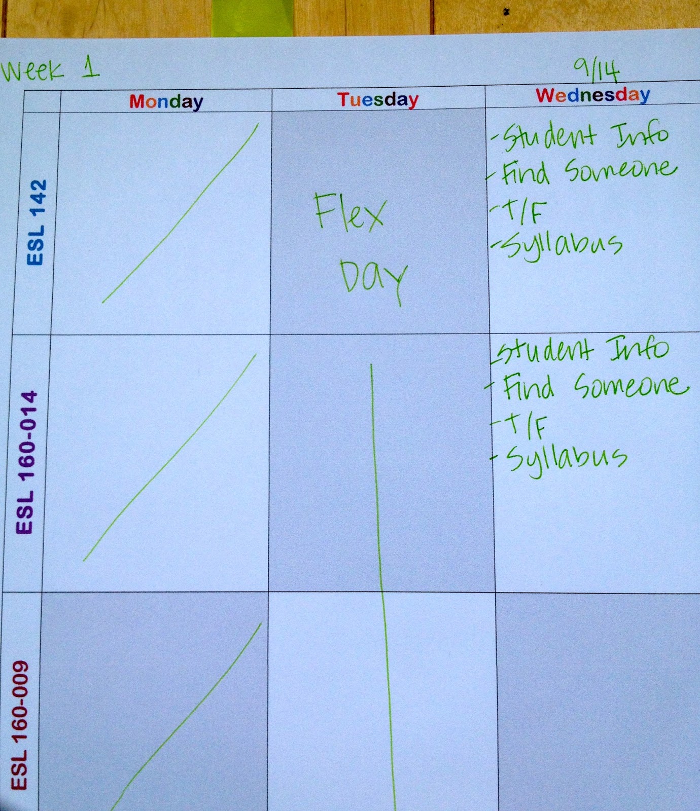 Teacherfessions: DIY Lesson Planner