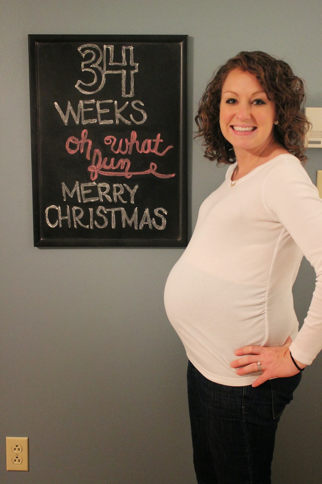 Ferg Family Adventures: Bumpdate {34 weeks}