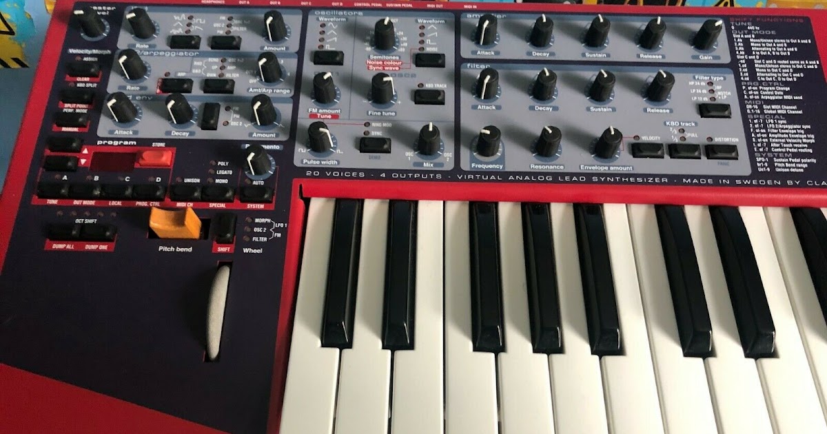 MATRIXSYNTH: Nord Lead 2x Classic Virtual Analog Synthesizer