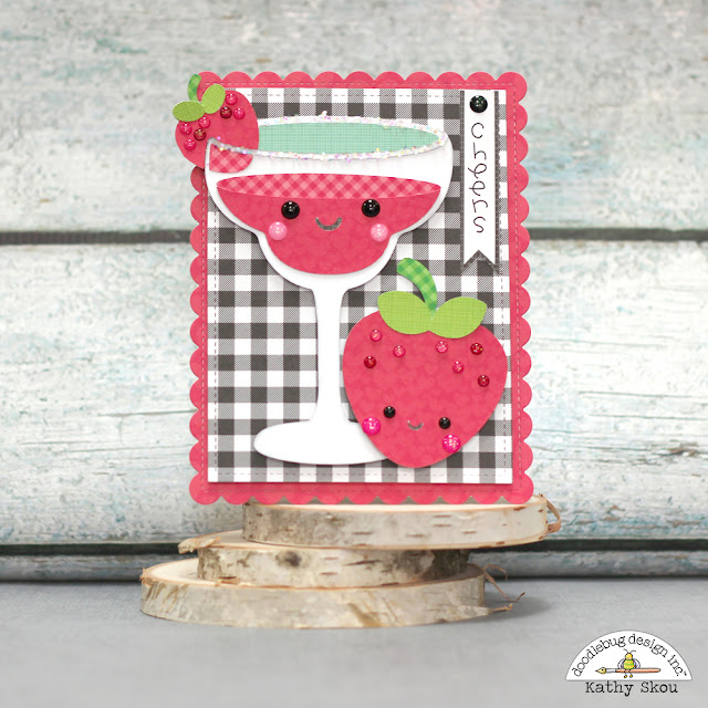 Doodlebug Design Inc Blog: Embellishing Focus: Sprinkle Cards with Kathy