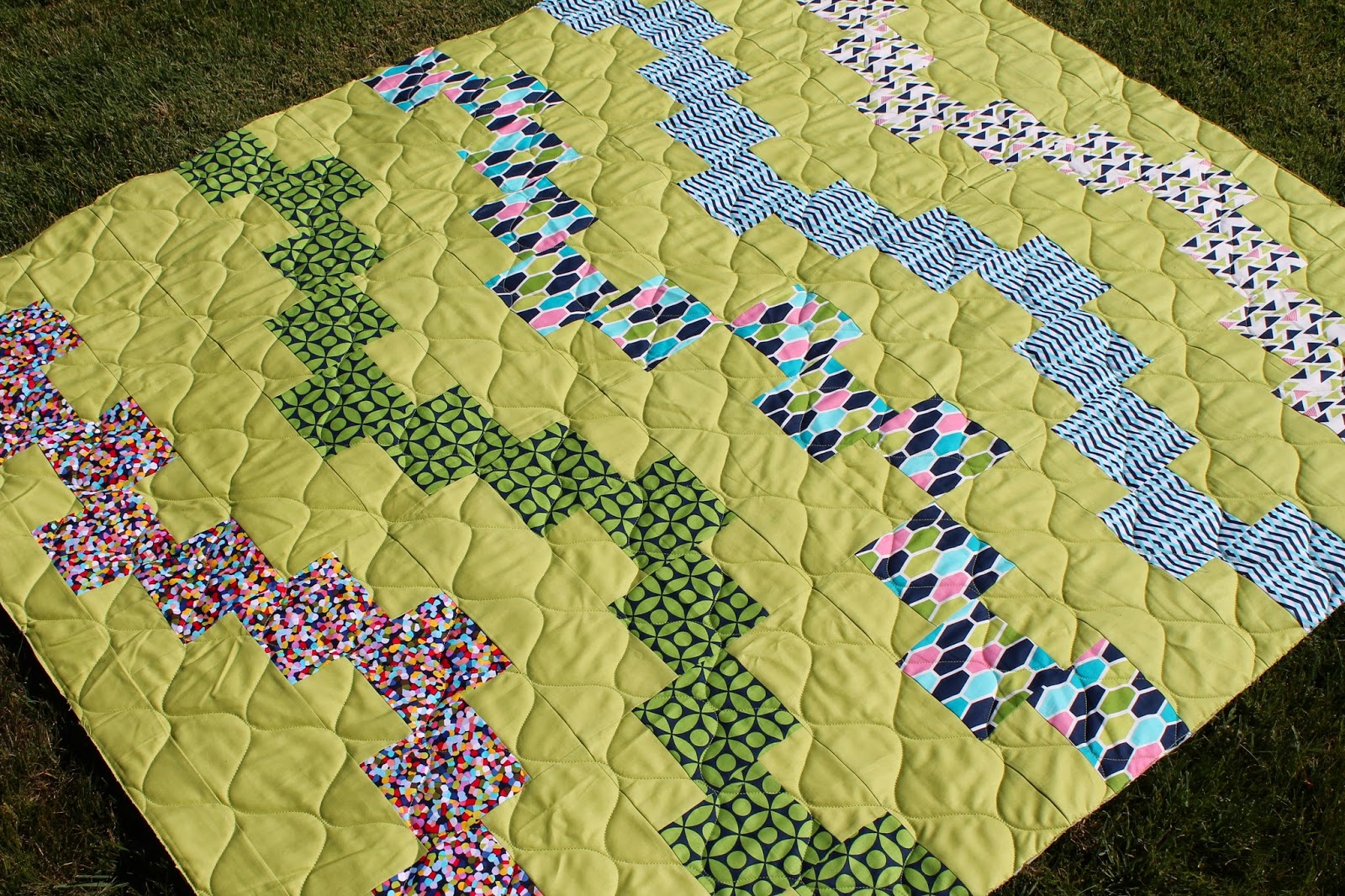 Quilting is more fun than Housework...: Wiggle Time Pattern plus Giveaway