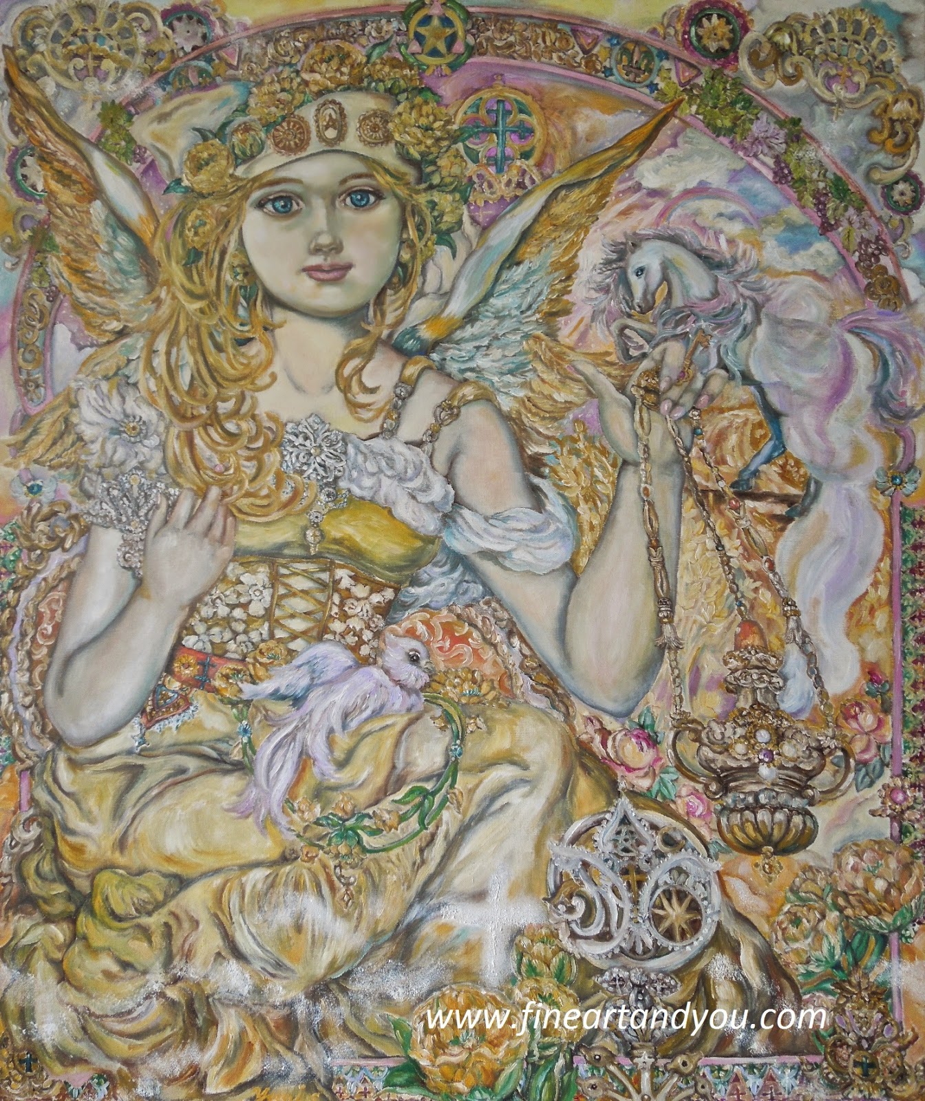 30 Incredible and Amazing Angel Paintings by Japanese Artist Yumi Sugai