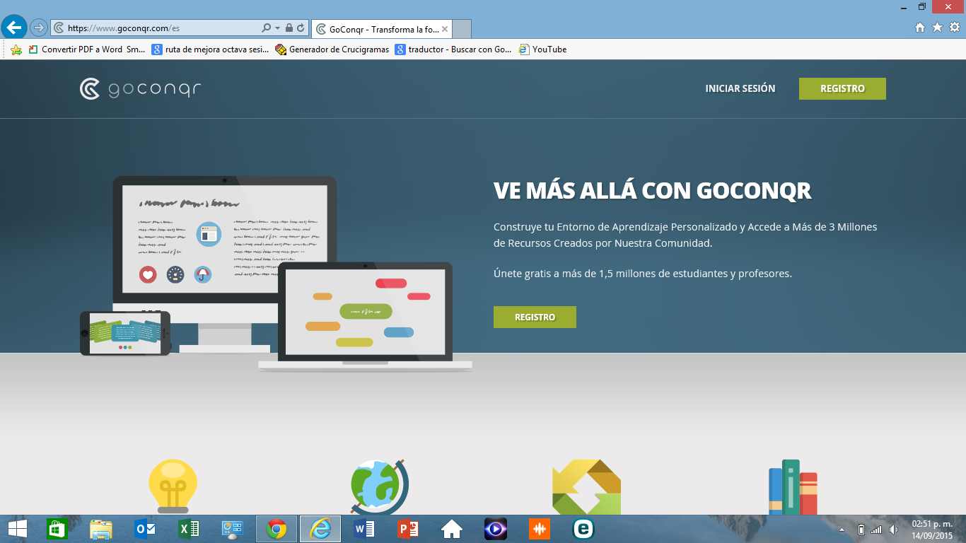Nuevas tecnologías LLE: Goconqr y Coggle
