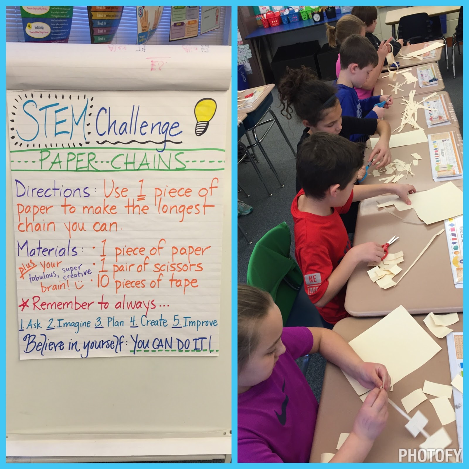 STEM Challenge: Paper Chains - Mrs. Frey's Classroom Corner