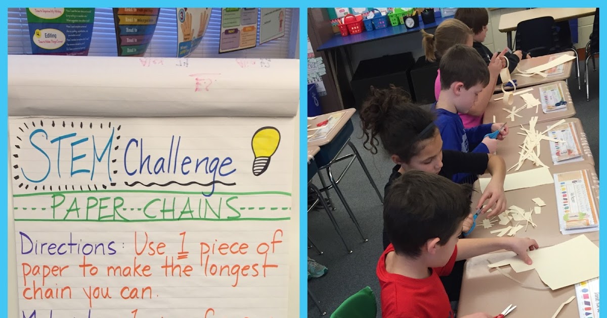 STEM Challenge: Paper Chains - Mrs. Frey's Classroom Corner