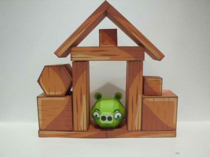 Angry Birds Small Pig Set Papercraft | Papercraft Paradise ...