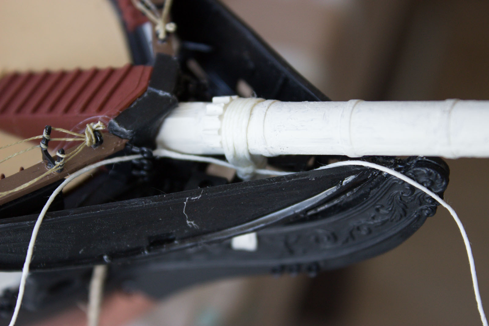 Sailing Ship Models: USS Constitution - The Bowsprit