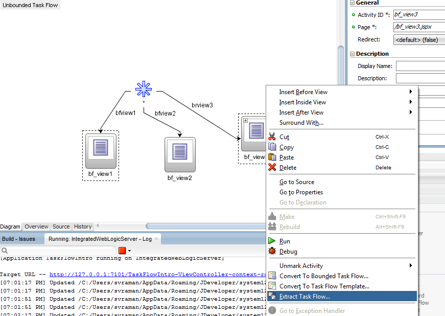 Oracle Adf World Extracting A Bounded Taskflow