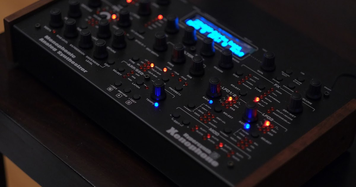 MATRIXSYNTH: MINT Hypersynth Xenophone with Custom-made Case and tilted ...