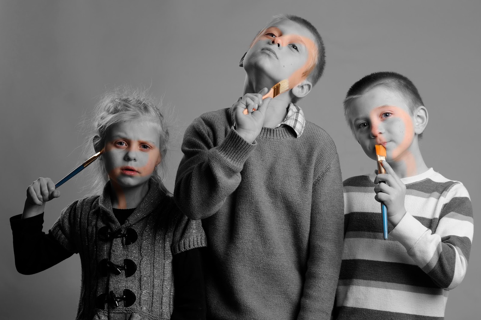 Awakened Images Photography: Wacky Williams : Self painted portraits