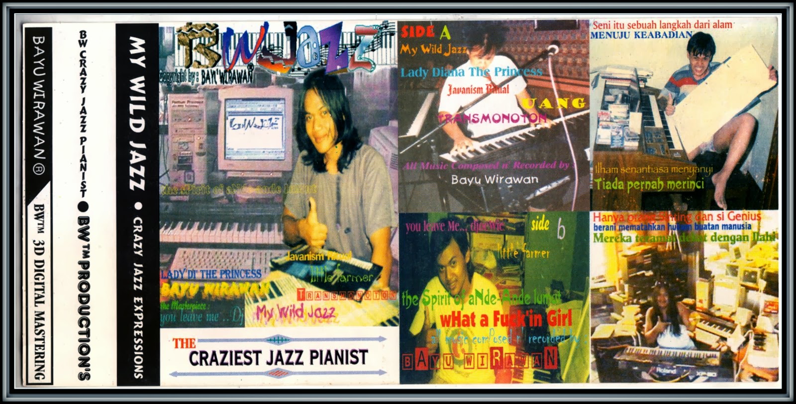 recordmusik: 1st JAZZ ALBUM COVERS OF THE CRAZIEST JAZZ PIANIST (1988 ...