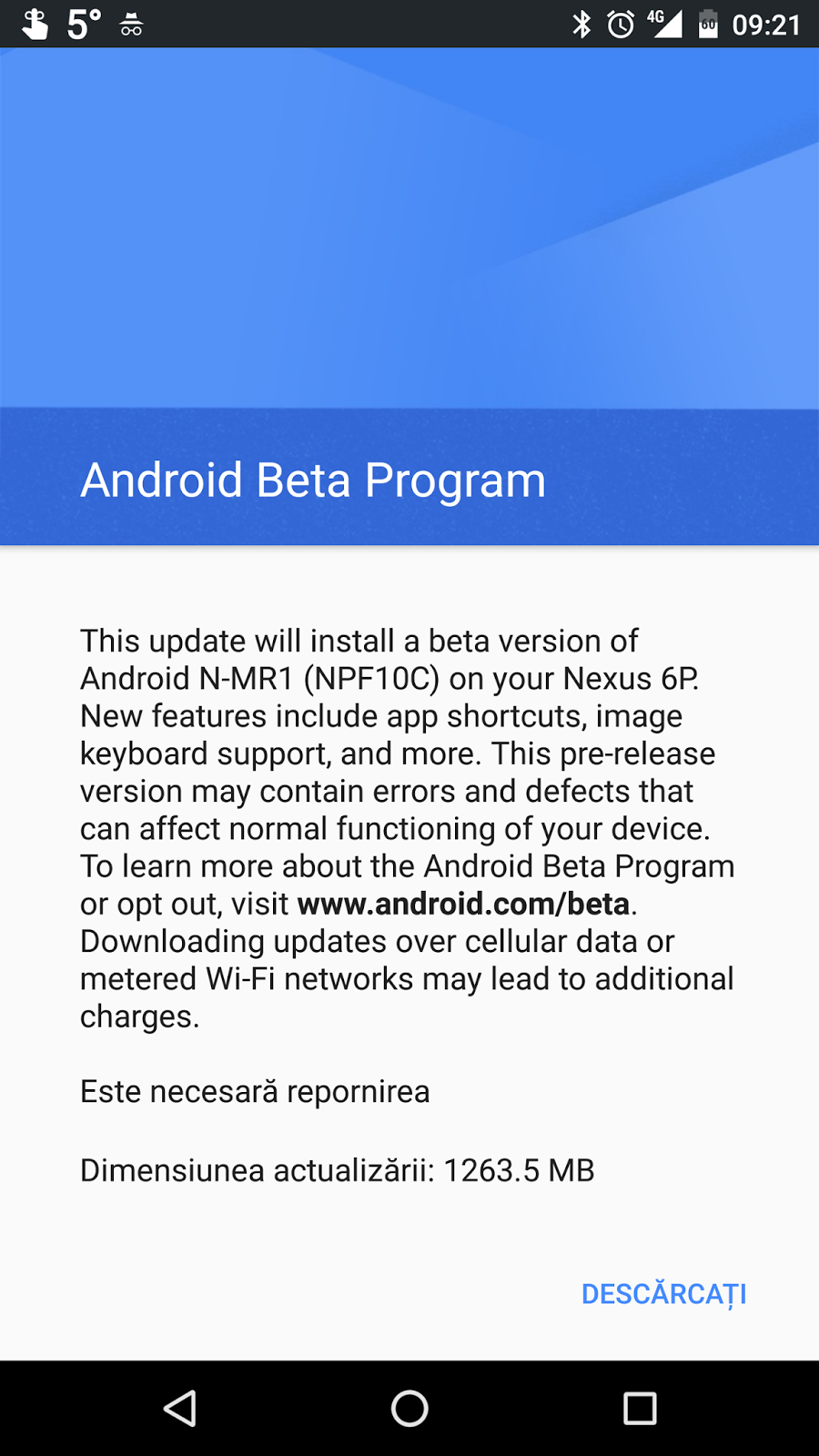 Android 7.1 Developer Preview 1 este disponibil pentru Nexus 6P, Nexus 5X și Pixel C - GrigDroid.ro