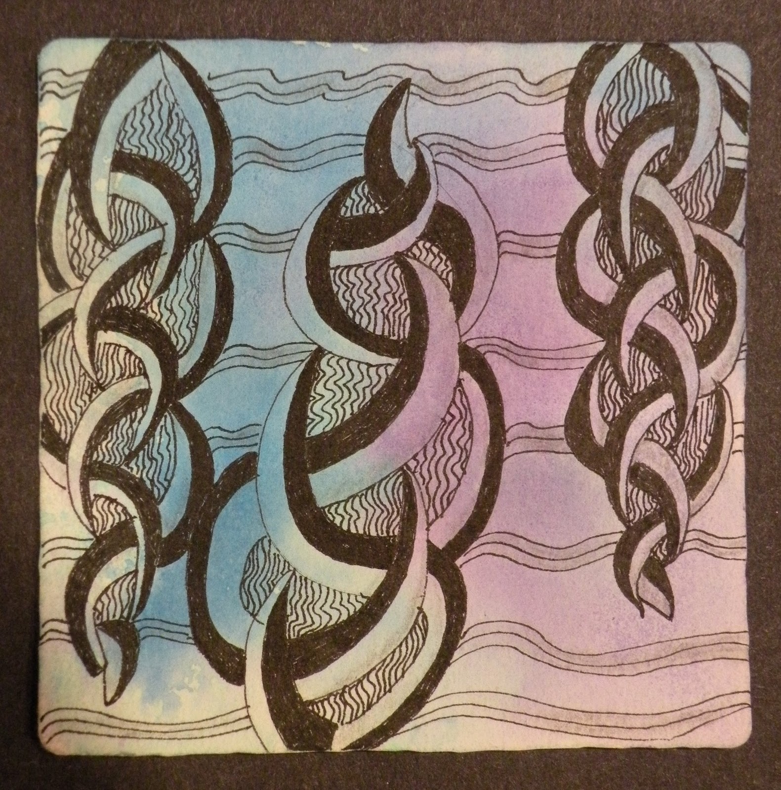 BeTangled, a Zentangle Journey: Punzel Challenge